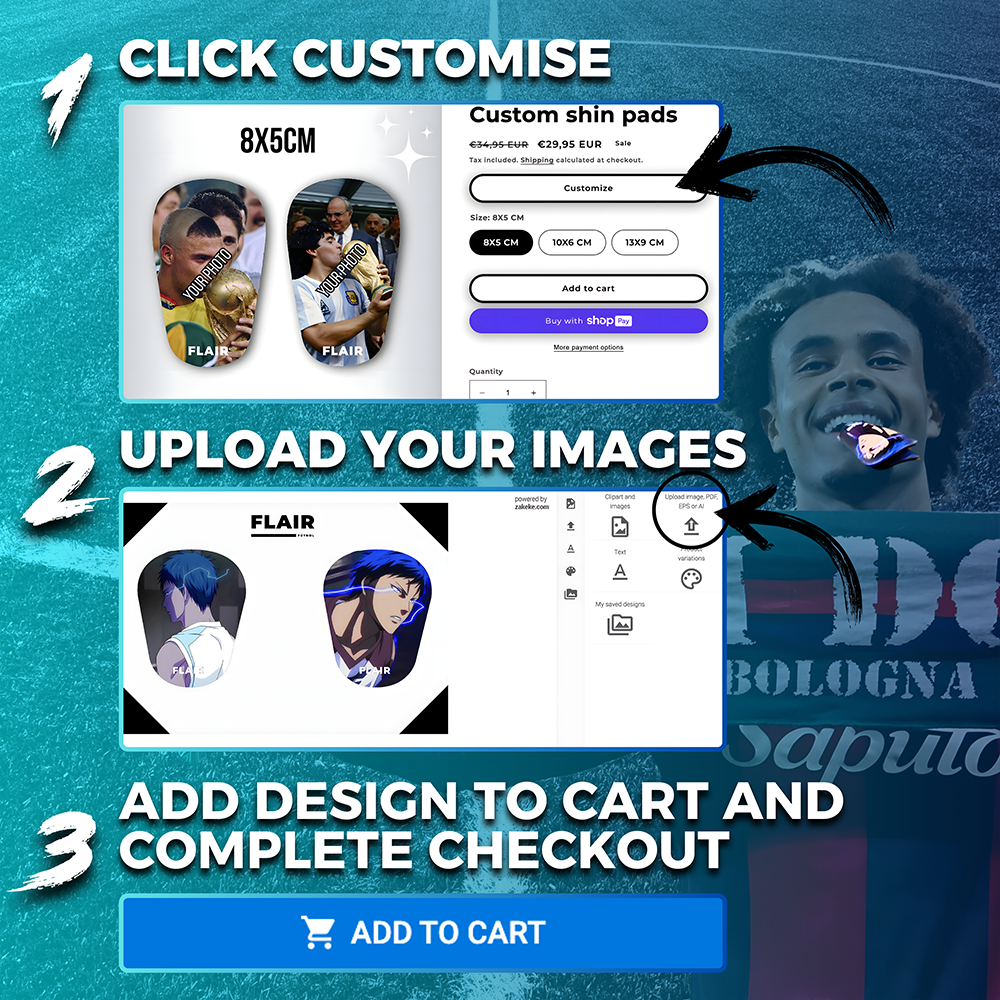 Custom Mini Shin Pads | Custom Shin Pads – FLAIR